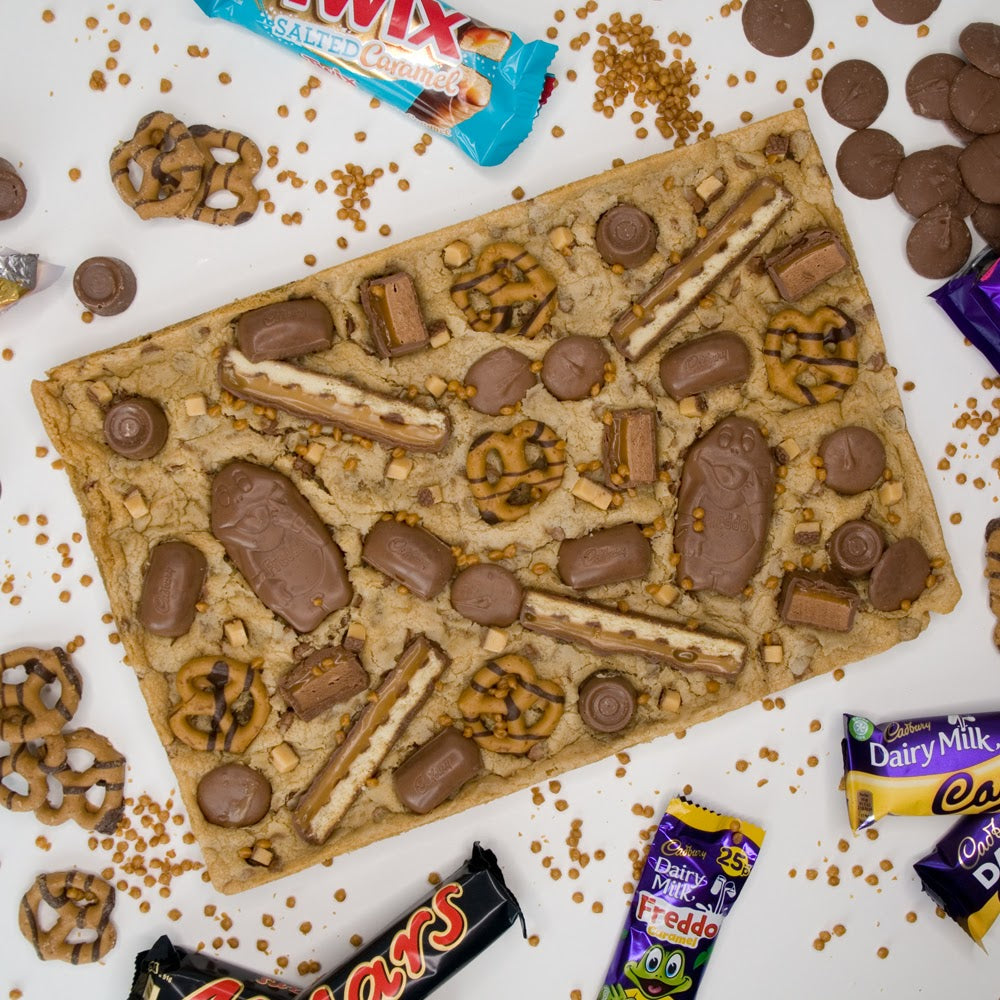 Salted Caramel Overload Cookie Slab – Crave Bakery and Coffeehouses LTD